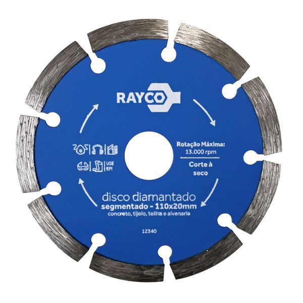 Rayco Disco Diamantado Segmentado 110mmx20mm | Leroy Merlin
