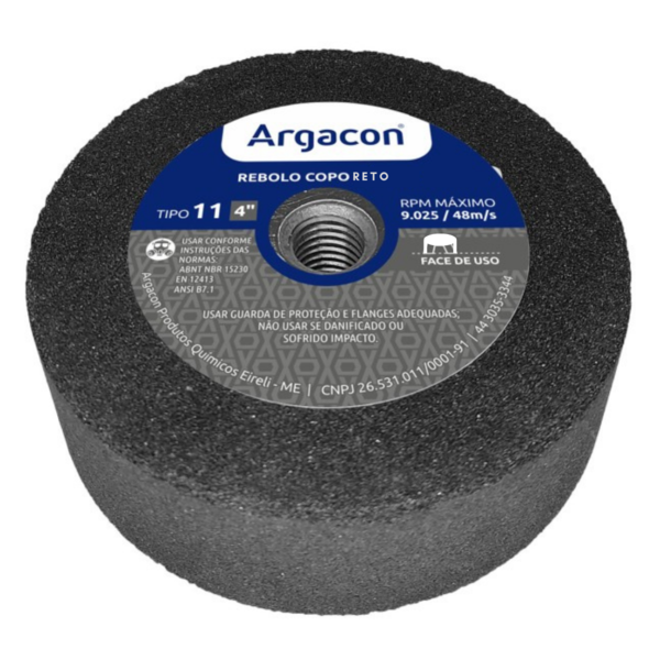 Rebolo Copo Reto Grão 60 Argacon | Leroy Merlin