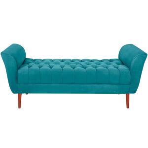 Recamier Queen Bau Com Rodizio 160x45cm Sofia Veludo Dc | Leroy Merlin