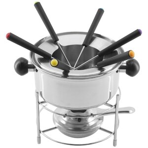 Rechaud Conjunto 6 Pessoas Para Fondue Inox 700ml Chocolate | Leroy Merlin