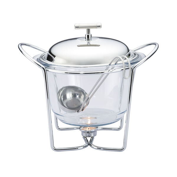 Rechaud Em Vidro Com Concha Em Aço Inox Wolff Satin 4 Litros | Leroy Merlin