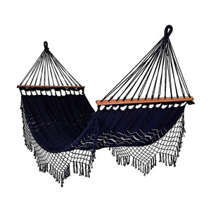 Rede De Dormir Descanso Azul Marinho Com Madeira | Leroy Merlin