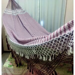 Rede Descanso King Maria Bonita De Luxo Vinho Com Babado | Leroy Merlin