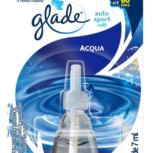 Refil Odorizador Automativo Glade Acqua Auto Sport 7ml | Leroy Merlin