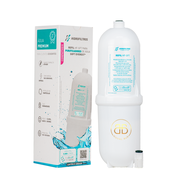 Refil Purificador Bebedouro Todos Modelos Soft Everest Branco | Leroy ...
