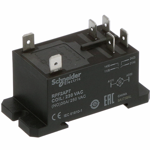 Rele De Potência 30a 2na 230vca Rpf2ap7 Schneider | Leroy Merlin