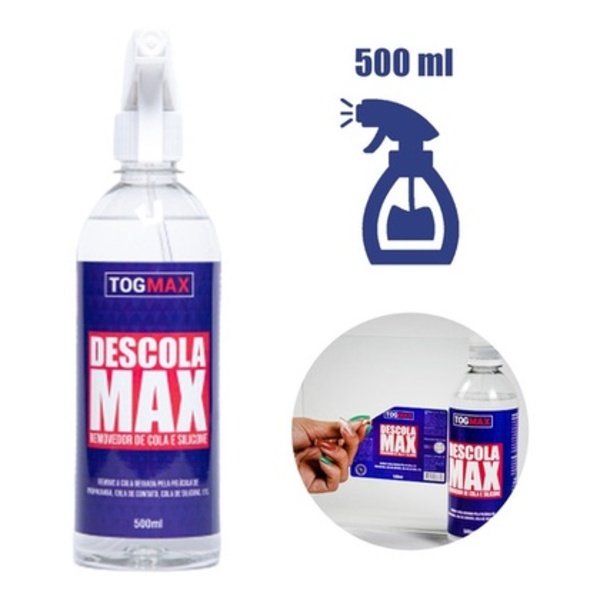 Removedor De Cola Grude E Silicone Descola Max 500ml Togmax | Leroy Merlin