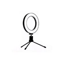Iluminador Ring Light 16cm Usb Led Misto 3500k 5500k + Tripé | Leroy Merlin