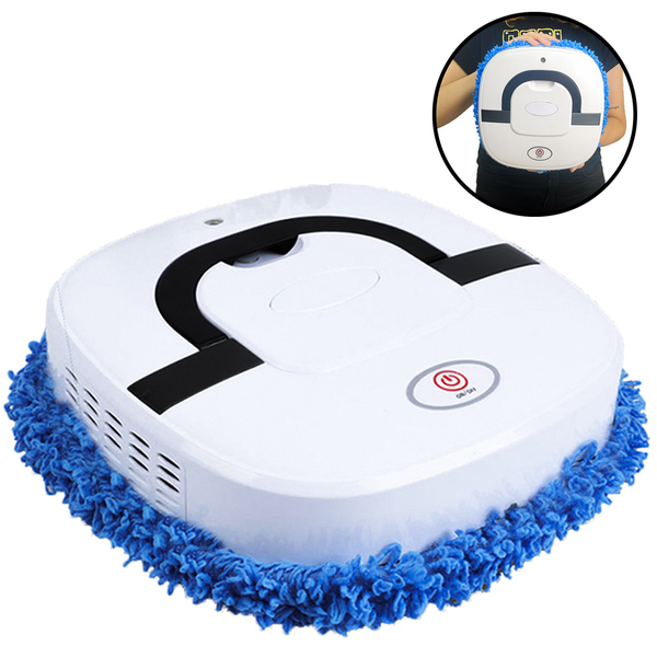Robo Passa Pano Limpa Chao Mop Umidificador Limpeza Inteligente ...