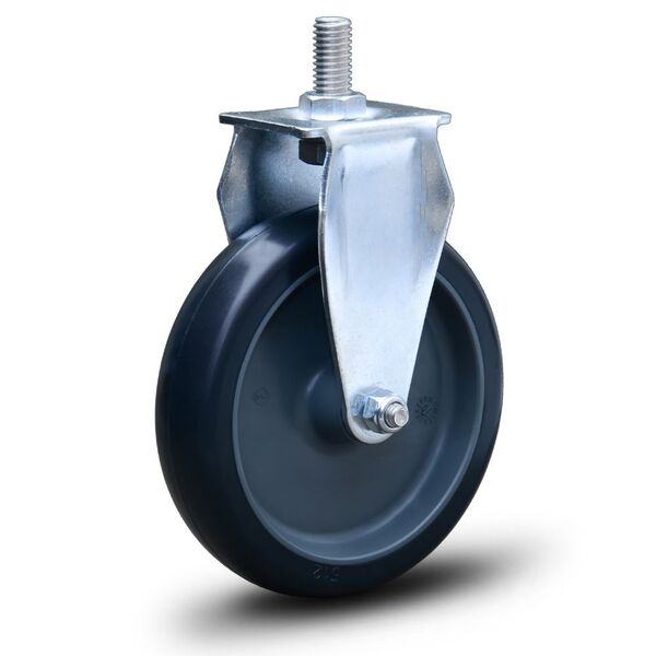 Roda Rodinha Fixo C/ Pino Rosca Pvc 75mm Até 60kg | Leroy Merlin