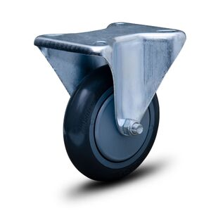 Roda Rodinha Fixo Placa Pvc 125mm 170kg | Leroy Merlin