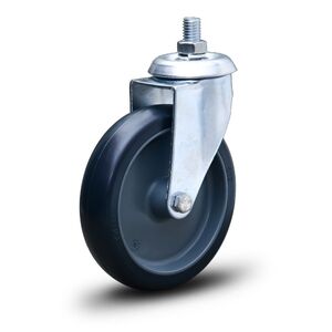 Roda Rodinha Giratória Espiga Pvc 125mm Até 75kg | Leroy Merlin