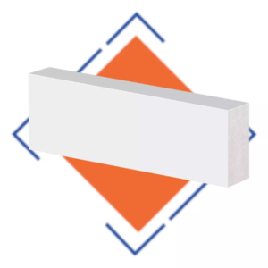 Rodameio 3cm Poliestireno 2m Branco Arquitech | Leroy Merlin