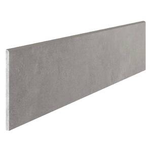 Rodapé Coordenado Porcelanato Cemento Concreto 10x84cm Artes Mosaicos ...