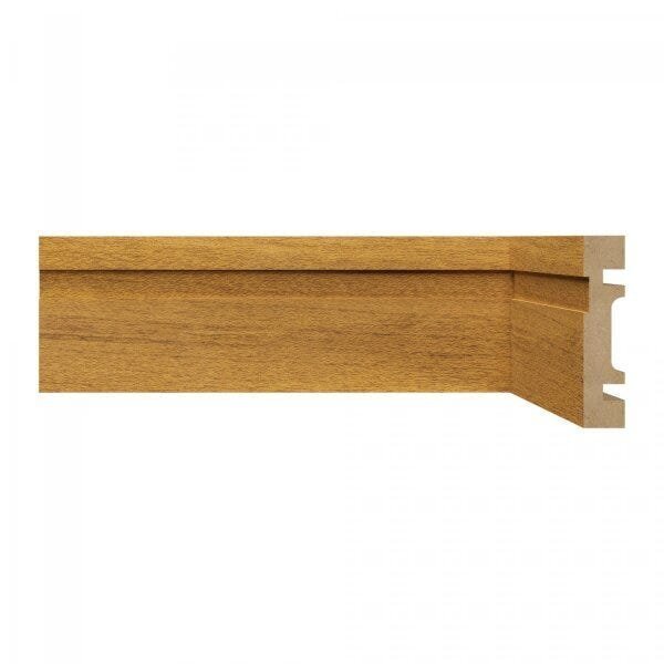 Rodapé De Mdf Frisado De 7cm X 2,40m Rende 2,4 Metros Moldufama 702 ...