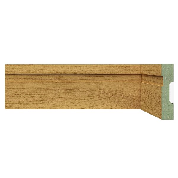 Rodapé De Mdf Frisado De 7cmx2,40m Rende 2,4 Metros 702 Carvalho Prime ...