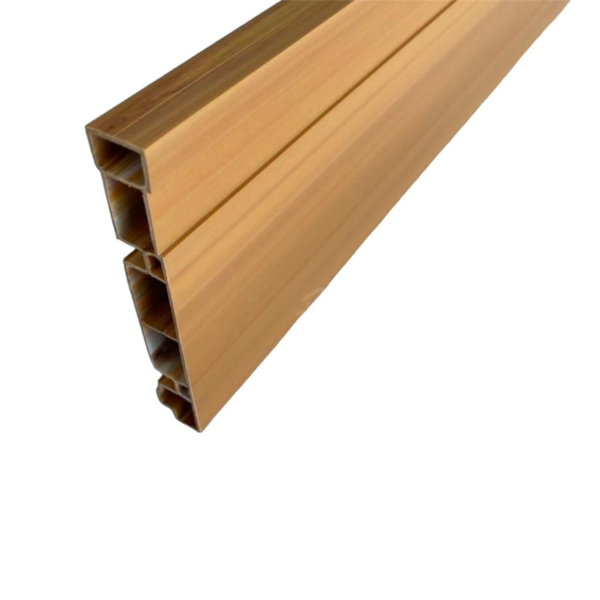 Rodapé De Pvc Cerejeira 10cm Barra De 2 Metros Real Pvc | Leroy Merlin