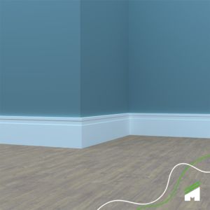 Rodape Eva Autocolante Flexivel 10cm X 1cm - 47,5 Metros RP07 | Leroy Merlin