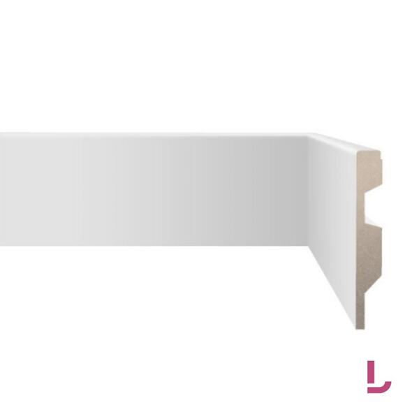 Rodapé Tech Liso 240x7cm Branco - Biancogres | Leroy Merlin