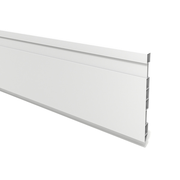 Rodapé PVC Branco 240x10cm Permatti | Leroy Merlin