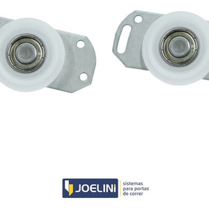 Rodinha Roldana Porta De Correr P/ Guarda Roupa 2 Pças 35 Kg | Leroy Merlin