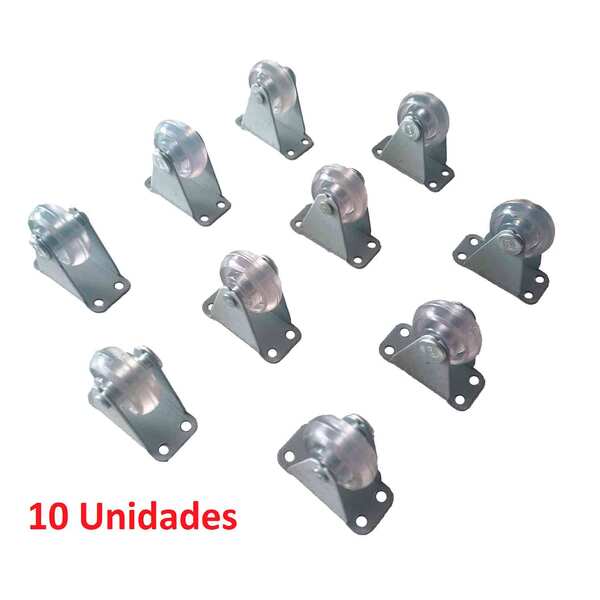 Rodizio Fixo 50mm Silicone Cristal 10 Peças - Cataguazes | Leroy Merlin