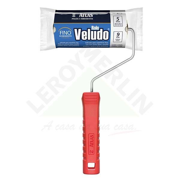 Rolo Veludo Atlas 9cm 329/9 Atlas | Leroy Merlin