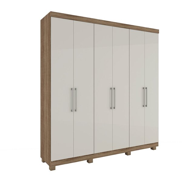 Guarda Roupa Casal Rimo Paranoá 6 Portas 3 Gavetas | Leroy Merlin