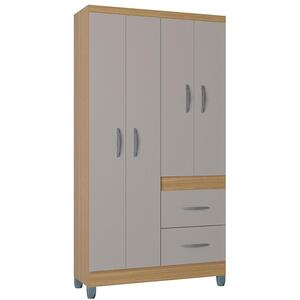 Roupeiro Solteiro 4 Portas 837 Poqq | Leroy Merlin