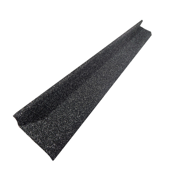 Rufo Cerâmica Gravilhada 15x120cm Preto Euro Telhas | Leroy Merlin