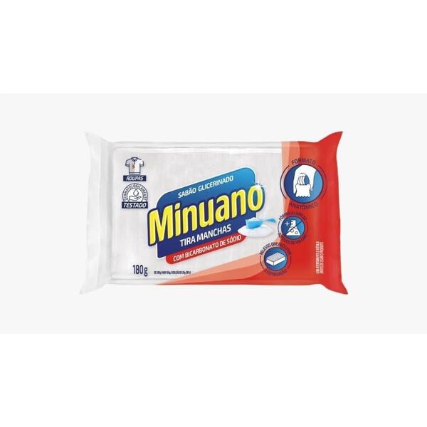 Sabão Em Barra Minuano Branco 180g - Embalagem Com 24 Unidades | Leroy ...