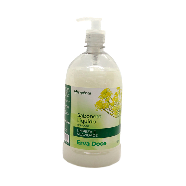 Sabonete Líquido 1l Limpbras - Erva Doce | Leroy Merlin
