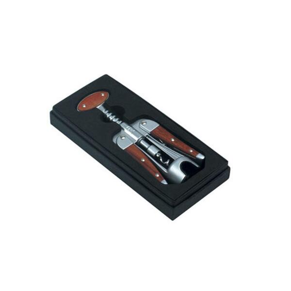 Saca Rolhas Em Aco Inox E Madeira L7xp4xa18cm | Leroy Merlin