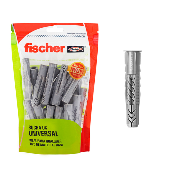 Bucha Nylon 8mm Universal UX com 50 peças Fisher Price | Leroy Merlin