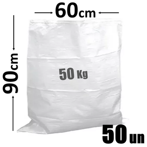 SACO DE RAFIA MASTER - 60x90CM - C/50UN - MASTER | Leroy Merlin