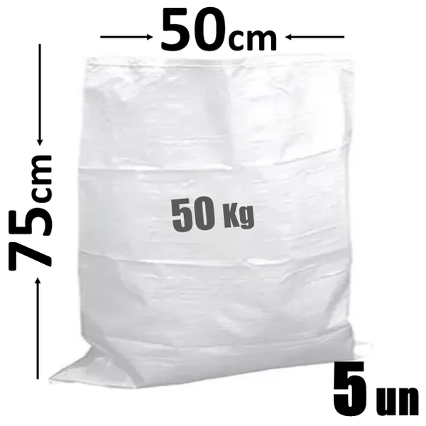 Saco Para Entulho 50x75 C/5 Un | Leroy Merlin