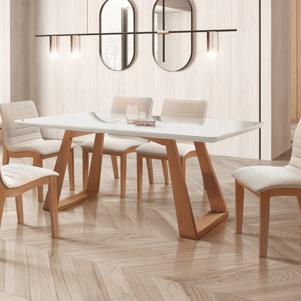 Sala De Jantar 6 Cadeiras 2,0x1,0m Dallas Star Móveis | Leroy Merlin