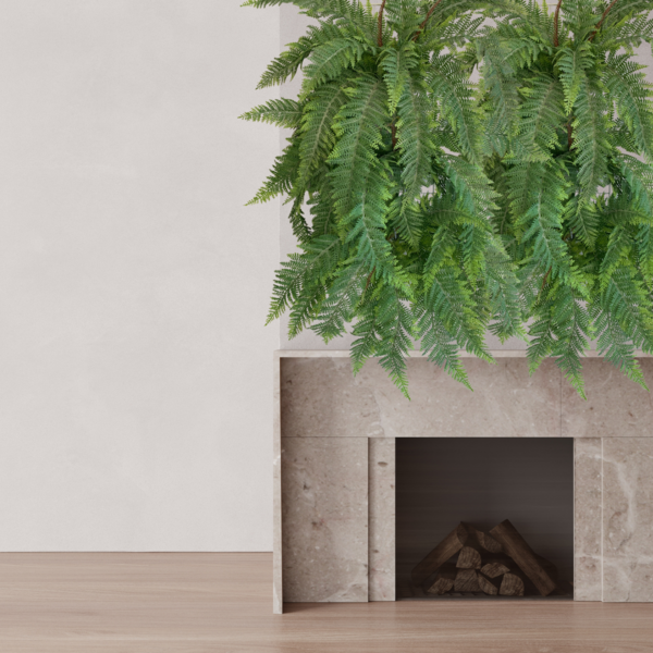 Samambaia Artificial Realista 5 Unidades De Buques Plantas Para ...