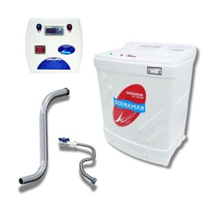Sauna Vapor 12kw + Kit Instalação + Quadro Digital Sodramar - 18m³ ...