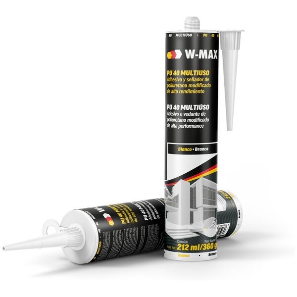 Selante Pu 40 Multiuso W-max Wurth 360g/212ml - Branco | Leroy Merlin