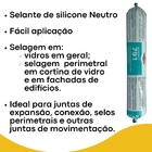 Selante Silicone P/ Cortinas Vidro Fachadas - Dowsil 791 - Sachê 892g ...