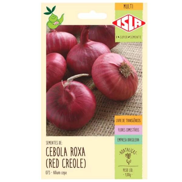 Sementes de Cebolo Roxa (Red Creole) ISLA | Leroy Merlin