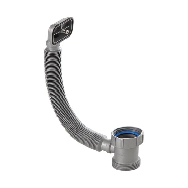 Sifão Tubo Escoamento Sanfonado Para Pias Inox Blukit | Leroy Merlin