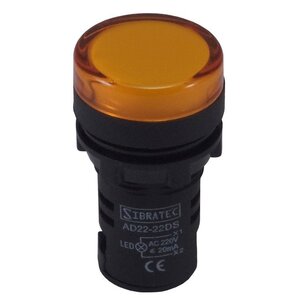 Sinaleiro Led 22mm 24vcc/vca Amarelo | Leroy Merlin