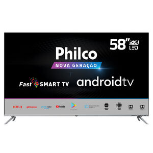 Smart Tv Philco 58" Ptv58g71agbls 4k Led Android Bivolt | Leroy Merlin