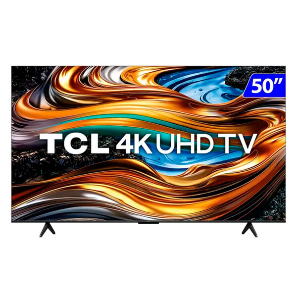 Smart Tv Tcl 50 Polegadas 50p755 Led Smart 4k Uhd Wifi Dual Voz Google ...
