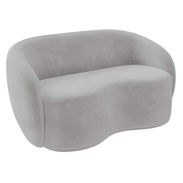 Sofá 3 Lugares Living Orgânico Sala De Estar 180cm Garbin Z08 Veludo ...