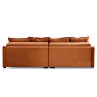 Sofá Cama Retrátil E Reclinável 2,30m Com Molas Cairo Veludo Mirra Decor | Leroy Merlin