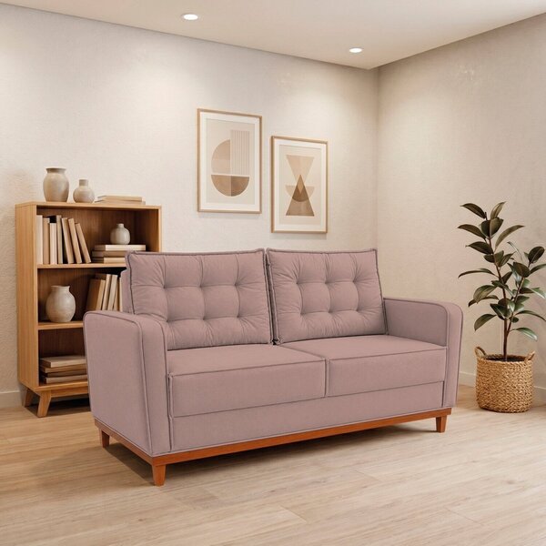 Sofá Luxo Moderno Sala De Estar Samuel Rose | Leroy Merlin