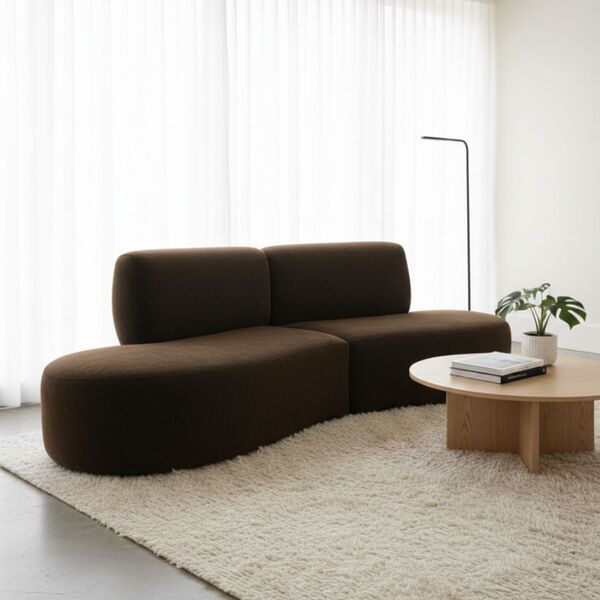 Sofá Orgânico Módulo Curvo Savana Boucle - Montanari's Decor - Boucle ...